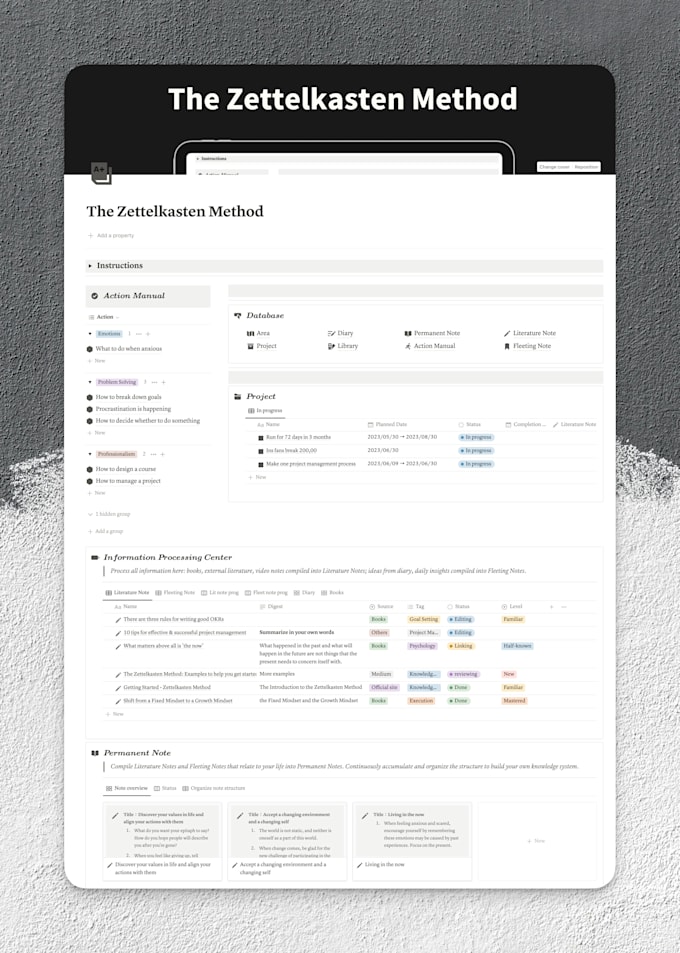 Create a custom notion system just for you by Lifeguidenotion | Fiverr