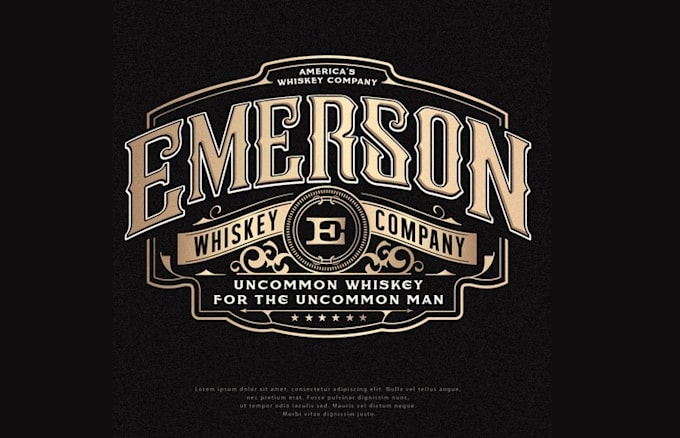 Design retro whiskey company logo by Giire_sarh6689 | Fiverr