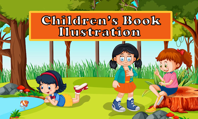 Create children story book illustration and characters by Samrin ...