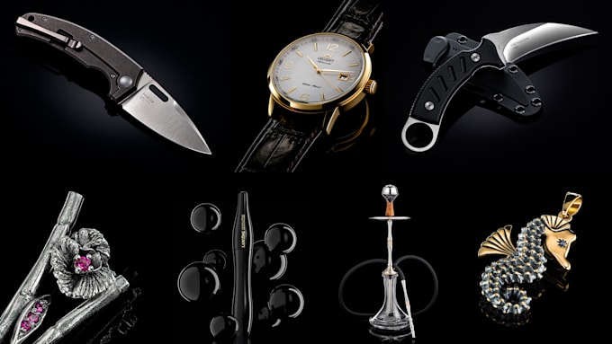 Create high end product photography on black by Dk_photo_video | Fiverr