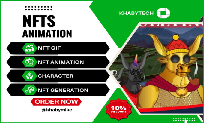 Animate any image, illustration, character, twitch, nft by Khabymike | Fiverr