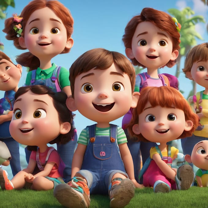 Do 3d animation for kids 3d nursery rhymes 3d cartoon animation ...