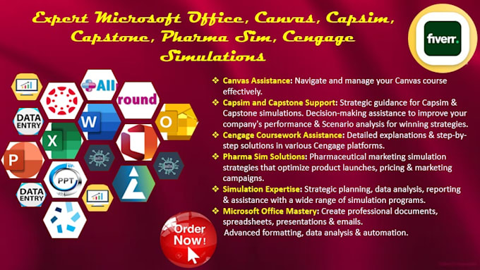 Offer expert microsoft office canvas capsim capstone pharmasim ...