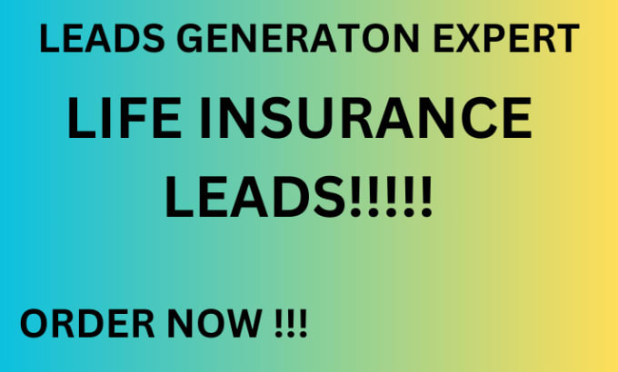 Generate consistent high quality lead life insurance leads by Ninideyx ...