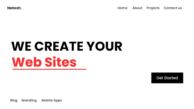 Do full stack development for your business website by Natesh09 | Fiverr