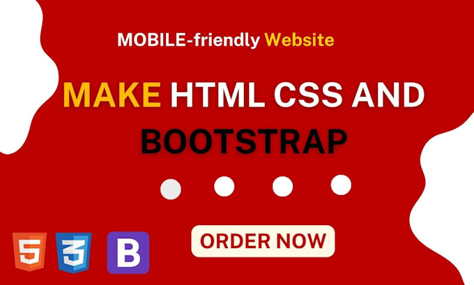 Make With User Friendly Website Html5 Css And Bootstrap By Tapasroy935 Fiverr 