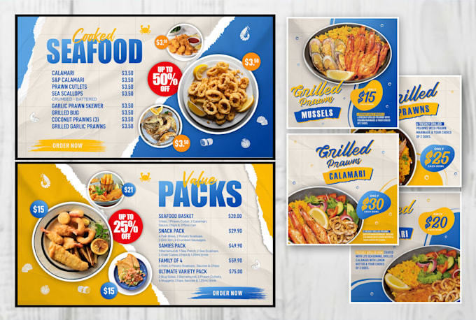 Do restaurant men, tv menu, digital menu flyer, brochure by Nb ...