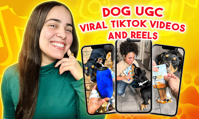 Create dog ugc video ads for your pet products or services by Domichicsocial | Fiverr