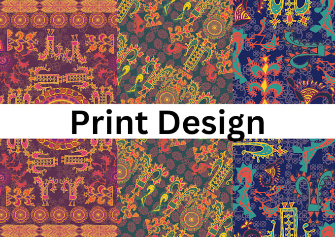Develop print designs and patterns by Fareha1999 | Fiverr