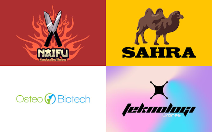 Create custom logo for your brand and business by Raheemhvn | Fiverr