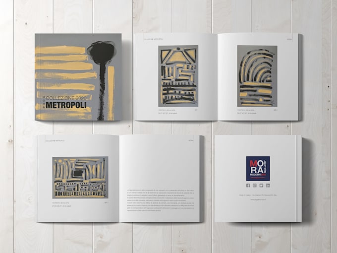 Design an art catalogue for exhibitions, museums and artists by Atlas ...