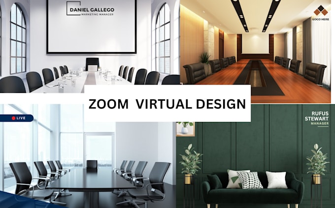 Create google meet and zoom virtual background by Shahsawarmalik | Fiverr
