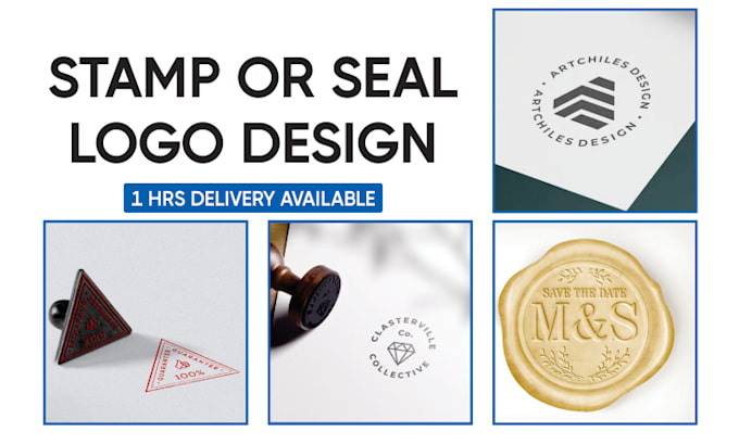 Design professional realistic rubber stamp, seal logo in 1h by Asim478 ...