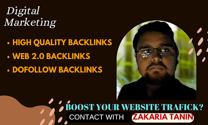 Do high quality dofollow profile backlinks by Zakariatanin | Fiverr