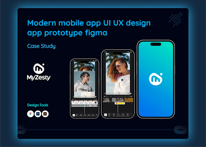 Modern mobile app ui ux design app prototype figma by Shermadad99 | Fiverr