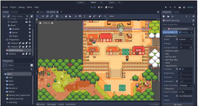 Godot game, game development, 2d, video games, 2d game, prototype ...