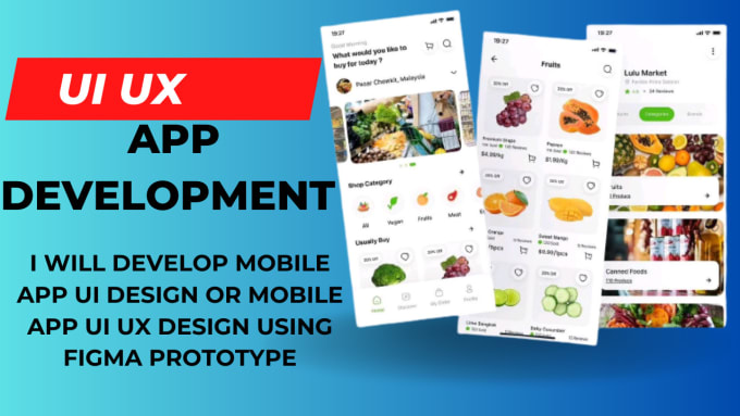Develop mobile app ui design or mobile app ui ux design using figma ... Develop mobile app ui design or mobile app ui ux design using figma ...
