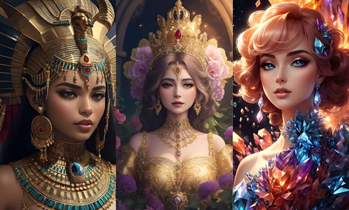 Make amazing fictional ai art realistic character by Ns_designworld ...