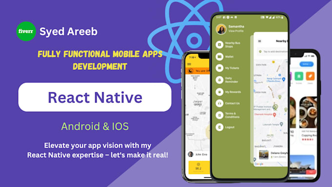 Develop ios and android application using react native by Syedareebz ... Develop ios and android application using react native by Syedareebz ...