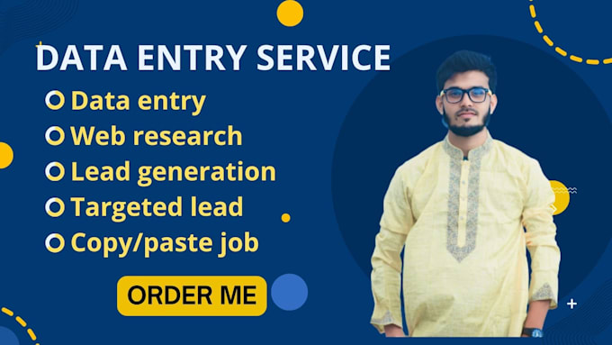 Do data entry, web research, and b2b lead generation by Alilalil | Fiverr