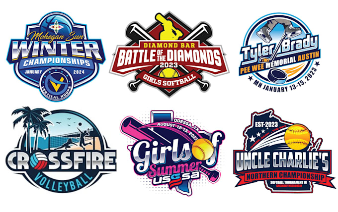 Create professional logo for your sports team, tournament, league, and ...
