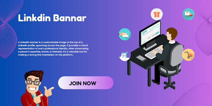 Design professional linkedin banner, posts, cover for you by Web_faruk ...