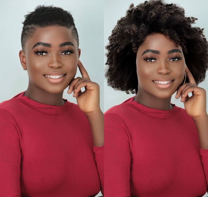 Do image editing add hair and beard change hairstyle by Milehasani | Fiverr