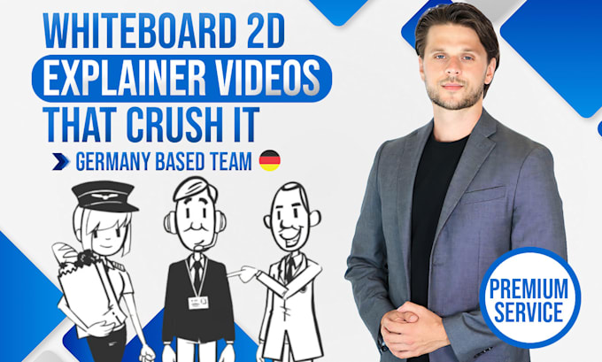 Create explainer video animation in whiteboard comic style by ...