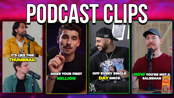 Make podcast short clips for viral youtube shorts and tiktok by ...