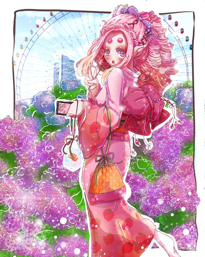 Draw a manga style illustration of your character by Cherisella | Fiverr