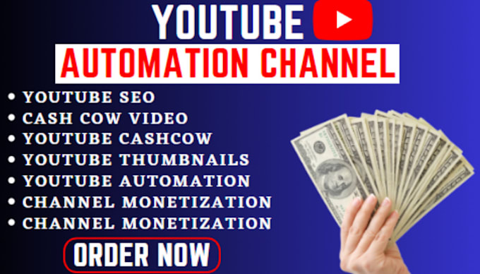 Create youtube automation cash cow channel and top 10 video by Proftolani | Fiverr