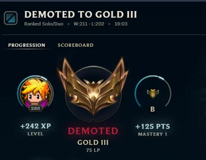 Demote you in league of legends by Neondrake | Fiverr