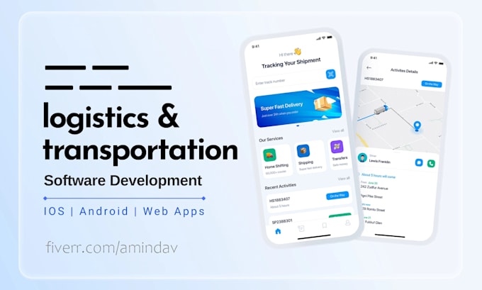 Do logistics management, tms , booking and delivery app development by ...