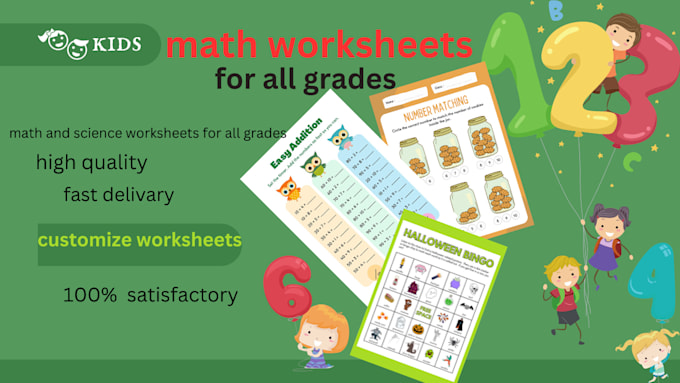 Create custom science and math worksheets for all grades by ...