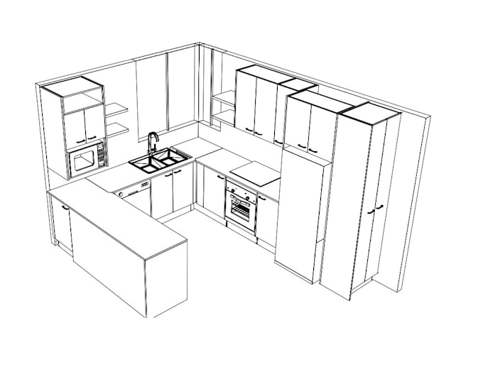 Design and draft your kitchen by Joe_on_fiverr | Fiverr