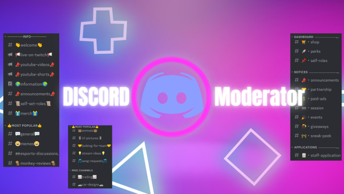 Be the best moderator for your discord server ever by Jakegg2023 | Fiverr