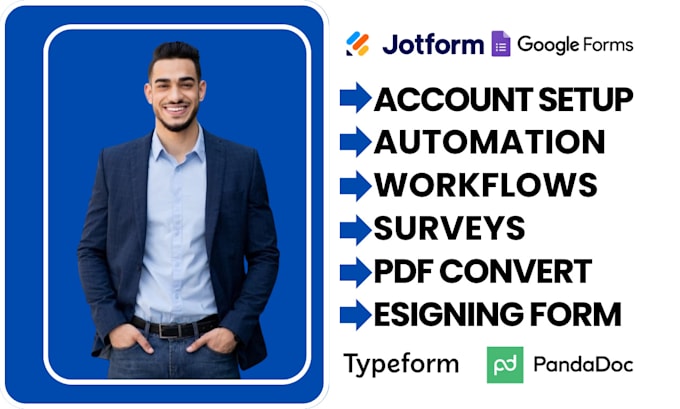 Setup jotform esigning form typeform docusign pandadoc wpforms google ...