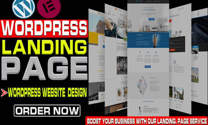 Build a modern and engaging landing page on wordpress by Adnanwebdesign | Fiverr