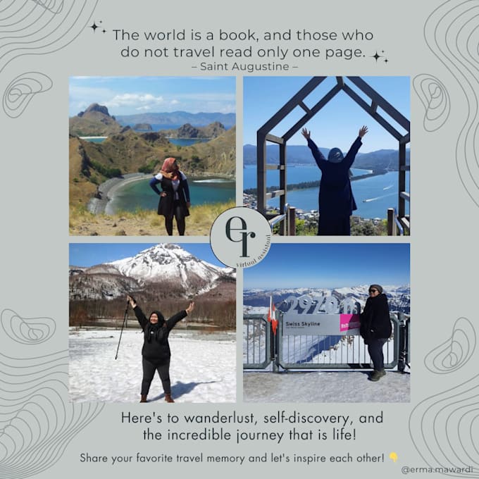 Assist you planning your memorable journeys by Erma_mawardi | Fiverr