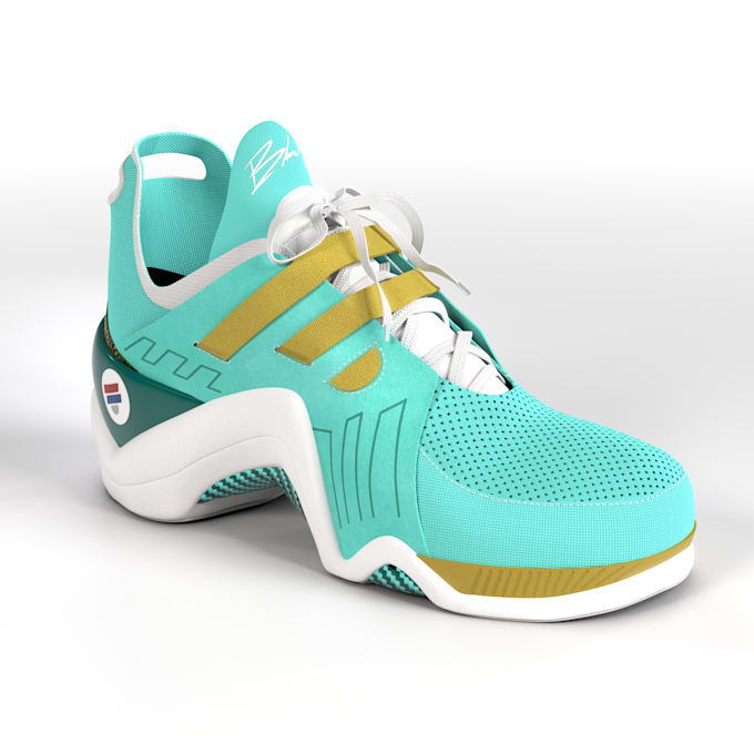 Create realistic shoe design renders by Andymcginnis | Fiverr