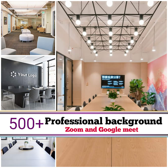 Designe professional virtual backgrounds for zoom by Calicat_grafics ...