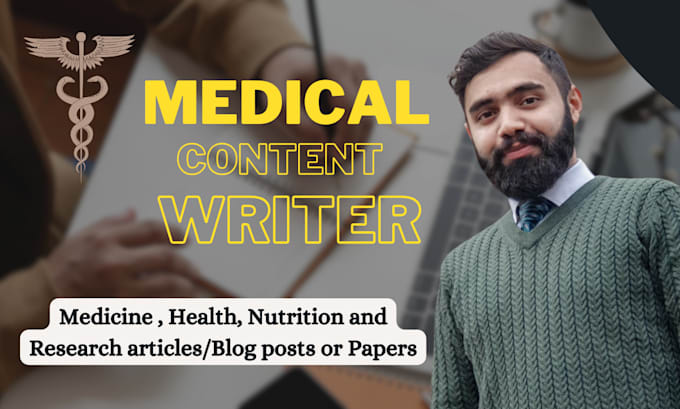 Write medical, nutrition and fitness health articles and blogs as a ...