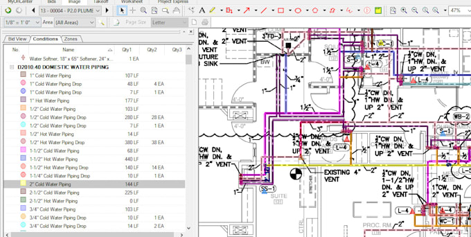 Do accurate plumbing take off using ost and bluebeam revu by ...