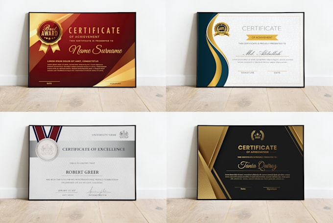 Créer un certificat, un certificat de diplôme ou un modèle de ...