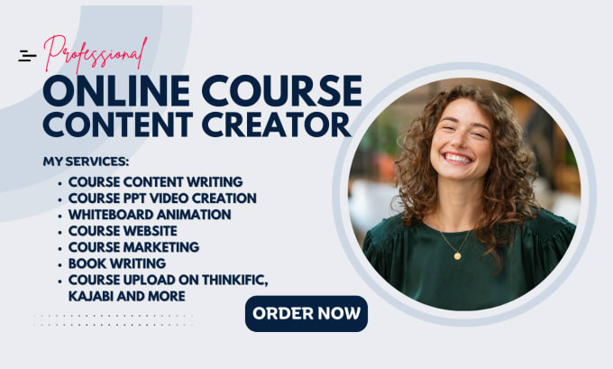 Create online course content, course creation, course curriculum ... Create online course content, course creation, course curriculum ...
