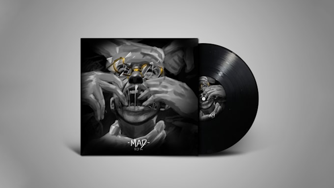 Craft custom music album cover illustrations by Razortissue | Fiverr