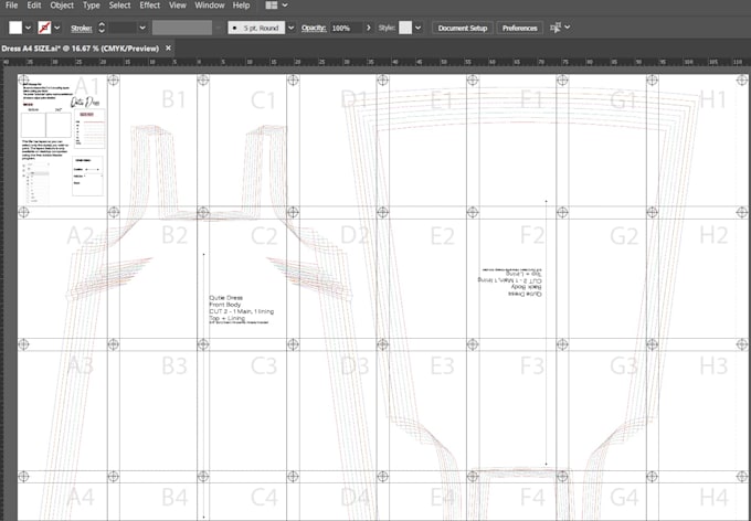 Step by step sewing pattern instructions by Nazmul_tec | Fiverr