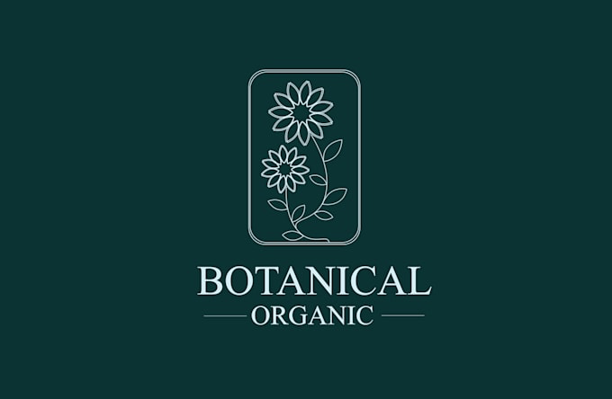 Design a custom botanical logo and brand identity by Creativeicons | Fiverr