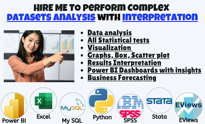 Provide expert data analysis with python, spss, and excel by Saarah611 ...