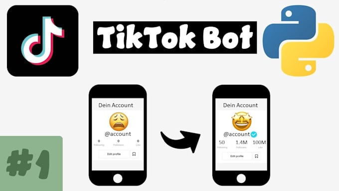 Build tik tok bot, uploader bot and python bot by Tiktbot | Fiverr Build tik tok bot, uploader bot and python bot by Tiktbot | Fiverr
